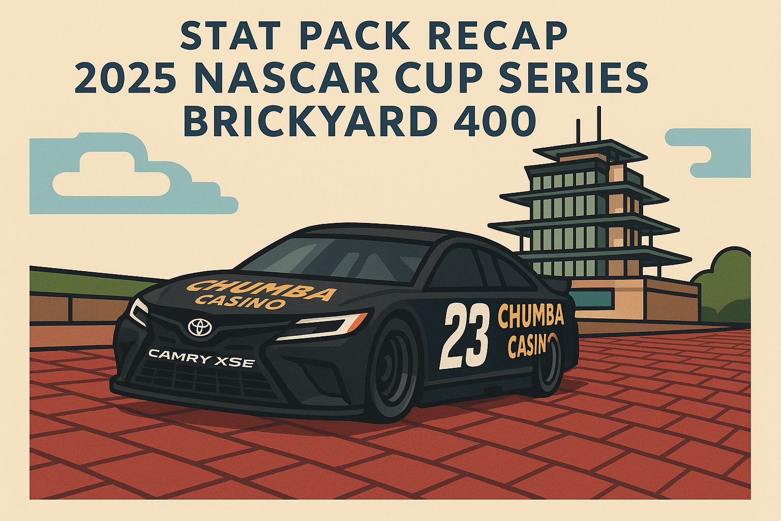 Stat Pack Recap: 2025 NASCAR Cup Series Brickyard 400