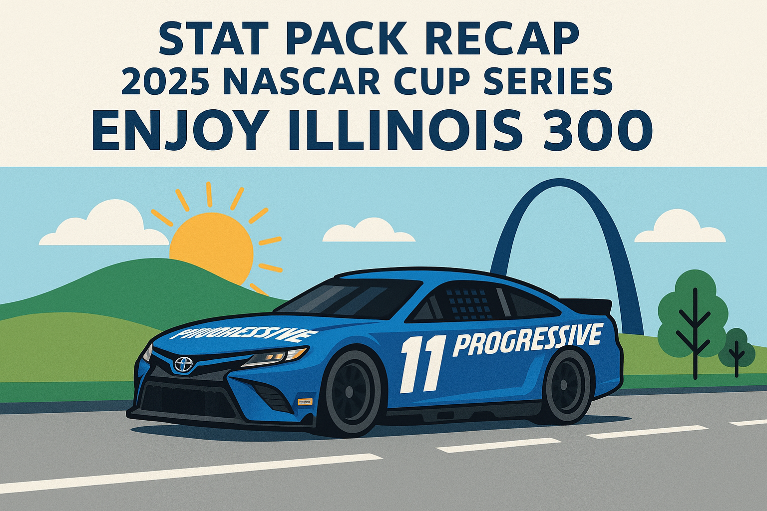 Stat Pack Recap: 2025 NASCAR Cup Series Enjoy Illinois 300